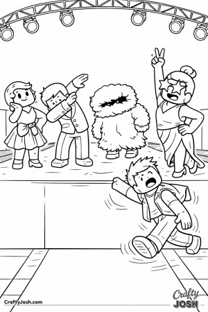 68 Easy Roblox printables Free PDF Printable Coloring Pages from Crafty ...