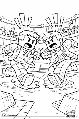 68 Easy Roblox printables Free PDF Printable Coloring Pages from Crafty ...