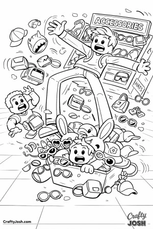 68 Easy Roblox printables Free PDF Printable Coloring Pages from Crafty ...
